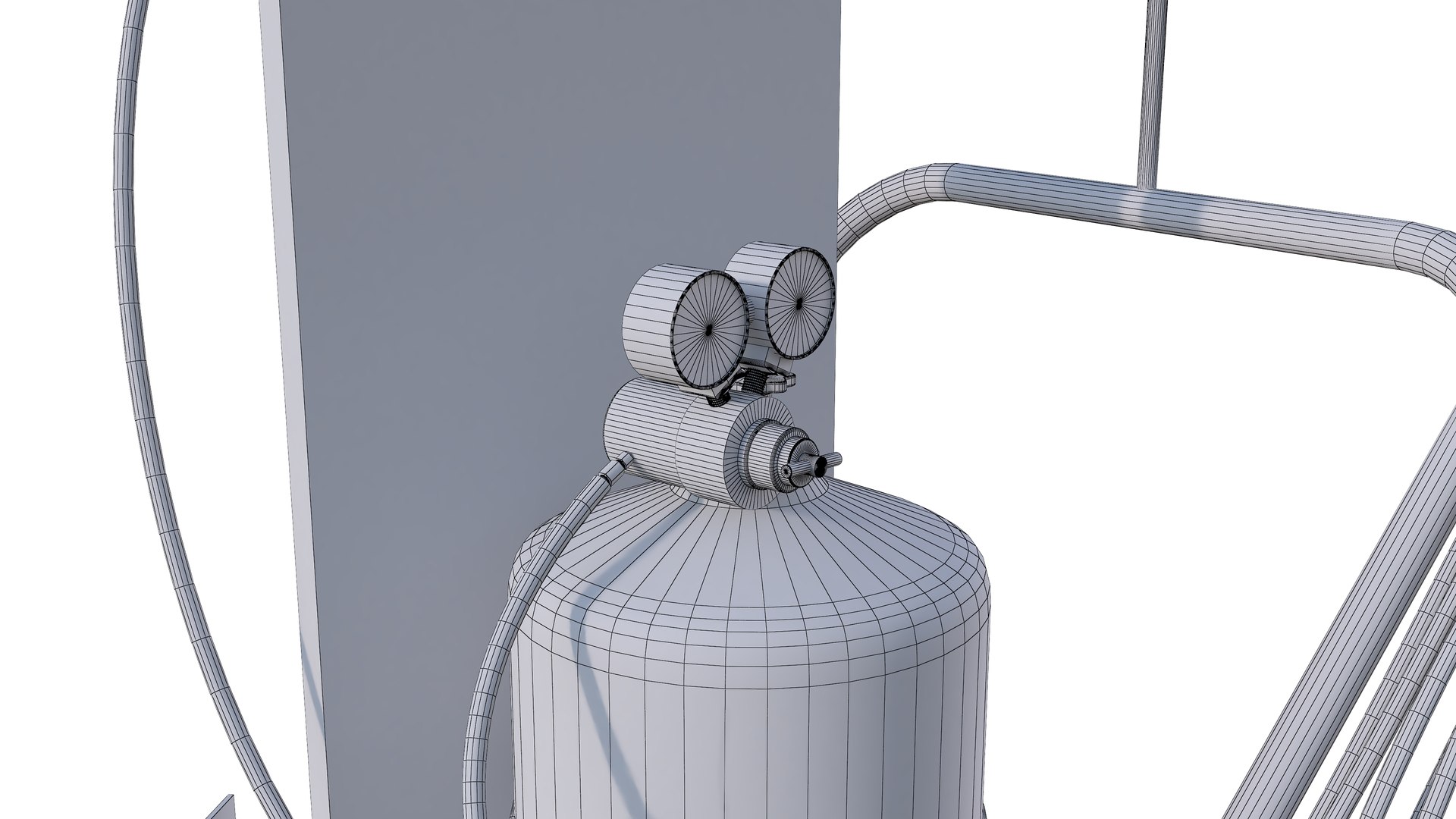 3D Oxy-Acetylene Cart Model - TurboSquid 2269460