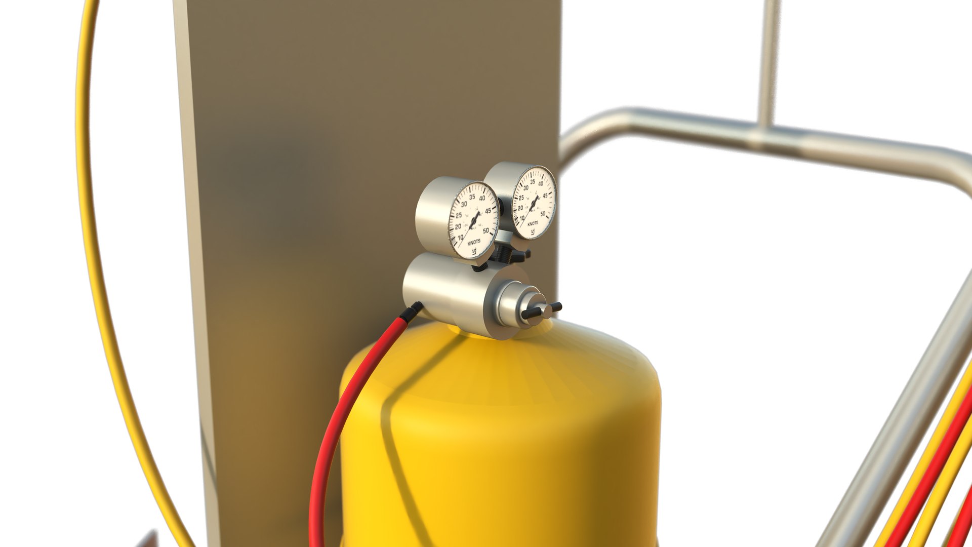 3D Oxy-Acetylene Cart Model - TurboSquid 2269460