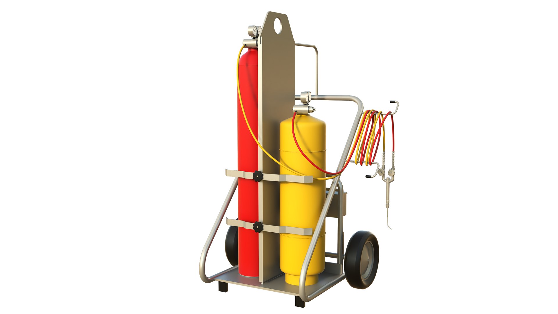 3D Oxy-Acetylene Cart Model - TurboSquid 2269460