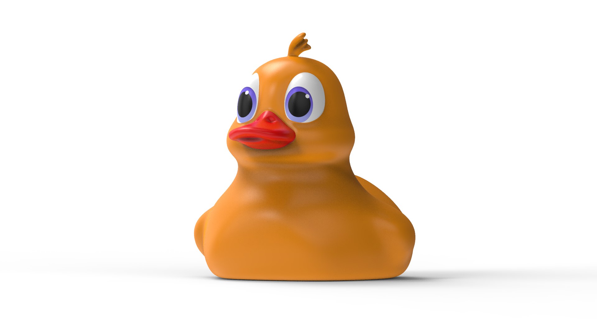 Cartoon Duck Model - TurboSquid 2301489