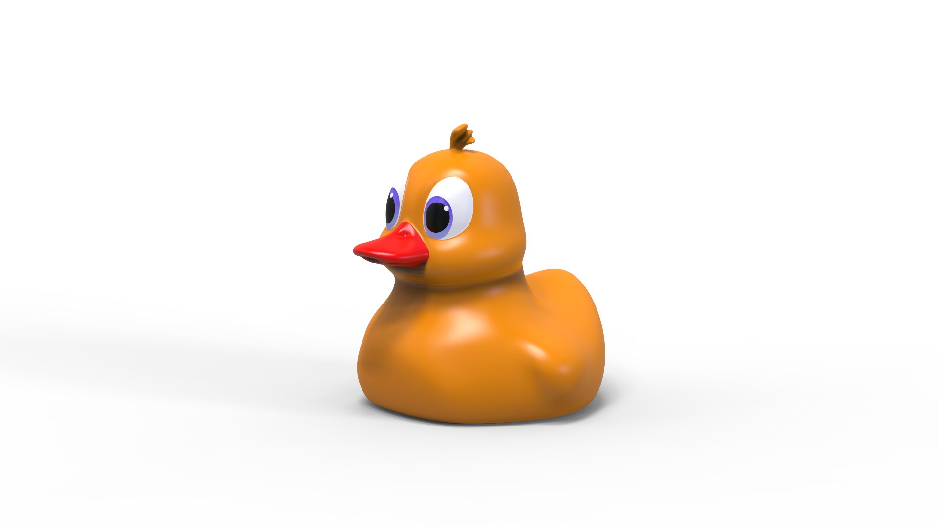 Cartoon Duck Model - TurboSquid 2301489