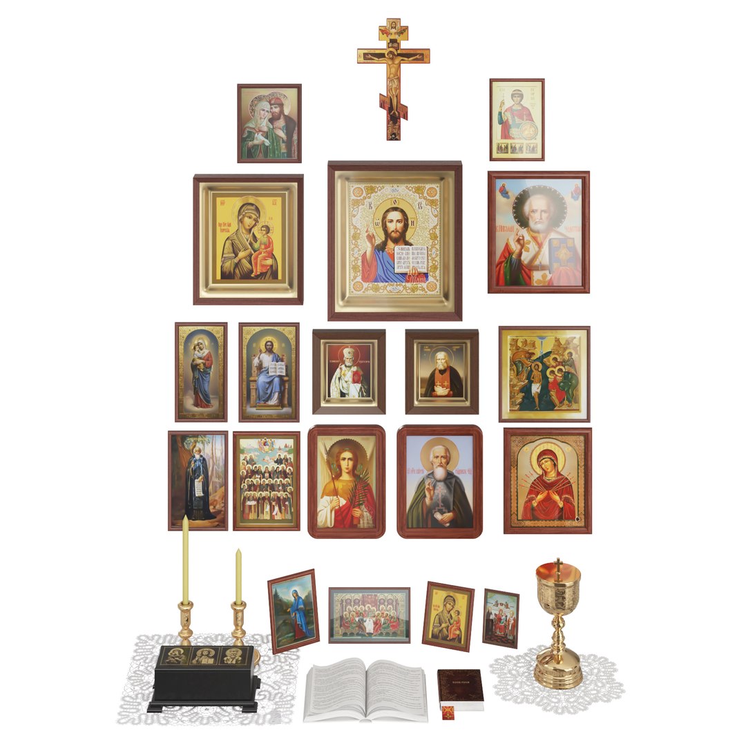 Altar Icons Model - TurboSquid 1663098