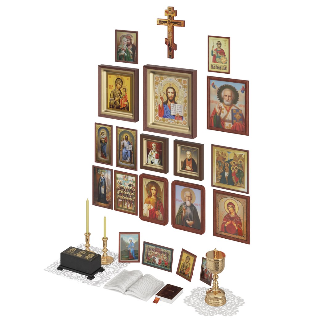 Altar Icons Model - TurboSquid 1663098