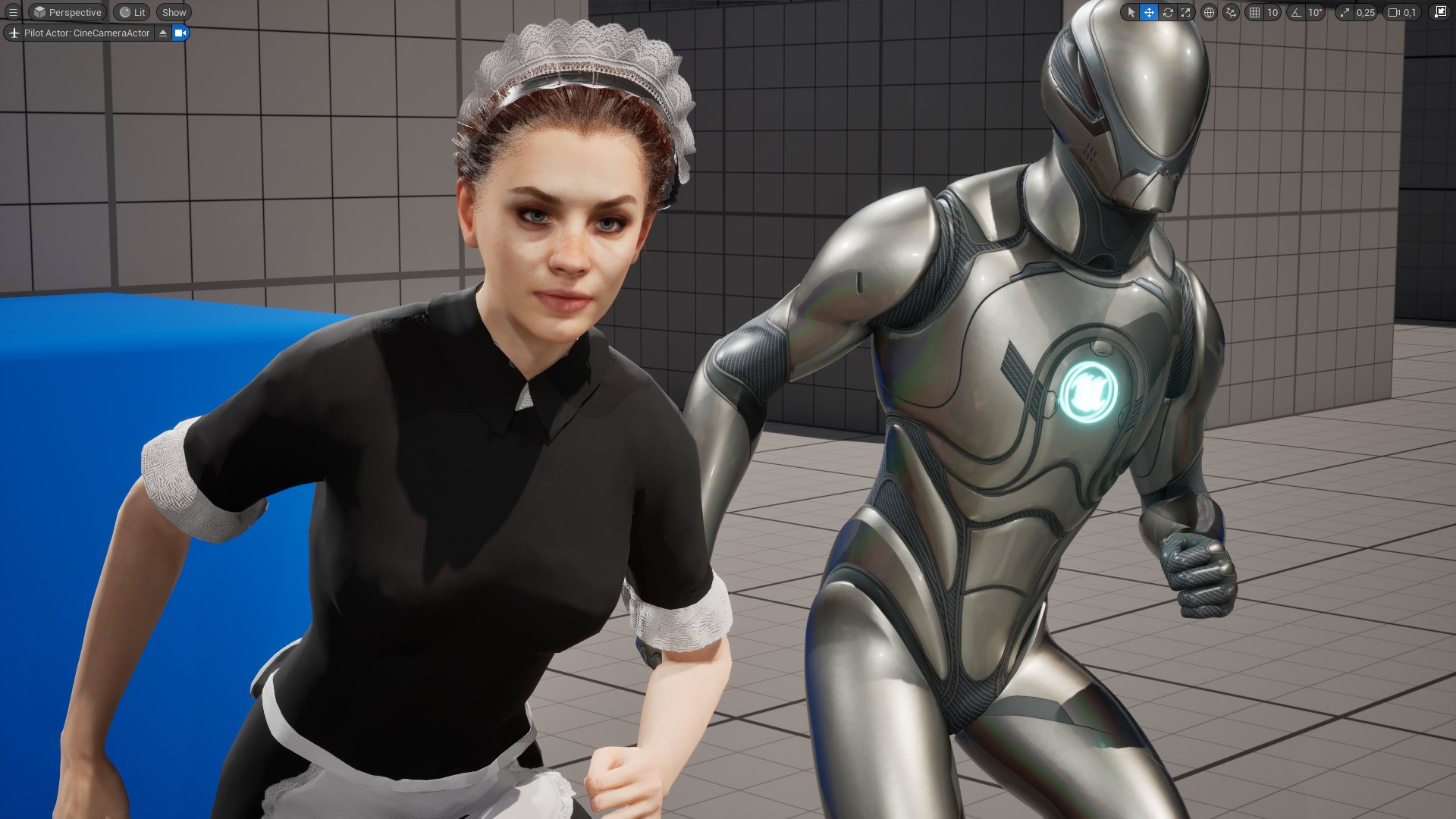 Realistic Maid Woman Character Model Housekeeper Model - TurboSquid 2428380