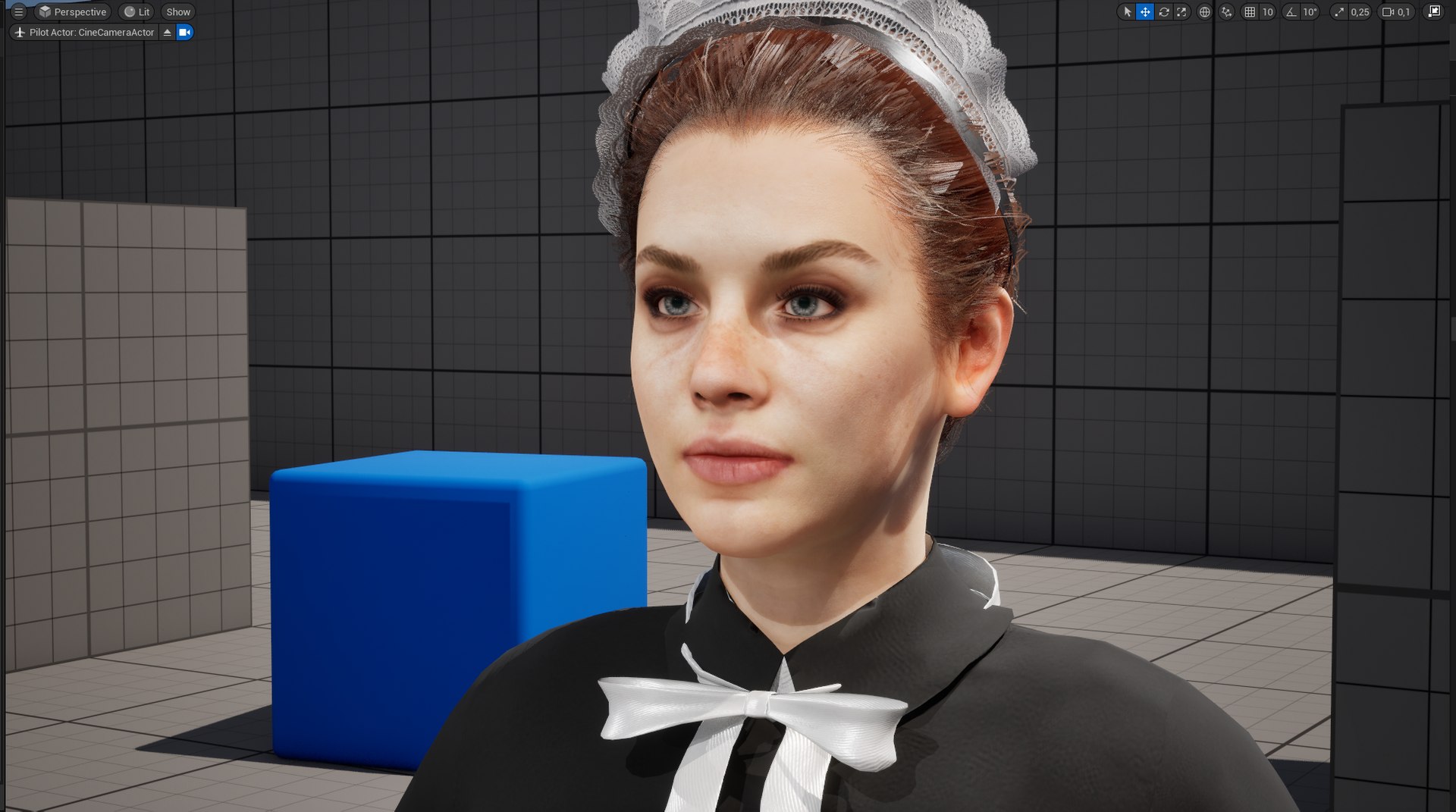 Realistic Maid Woman Character Model Housekeeper Model - TurboSquid 2428380