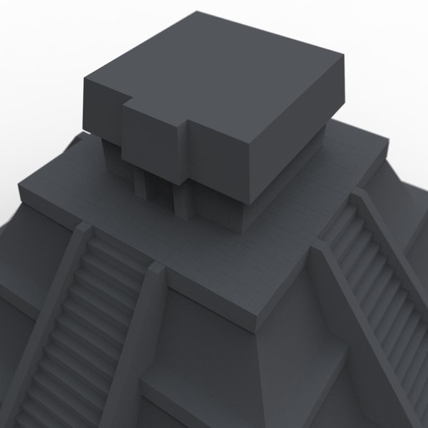 3d model mayan temple
