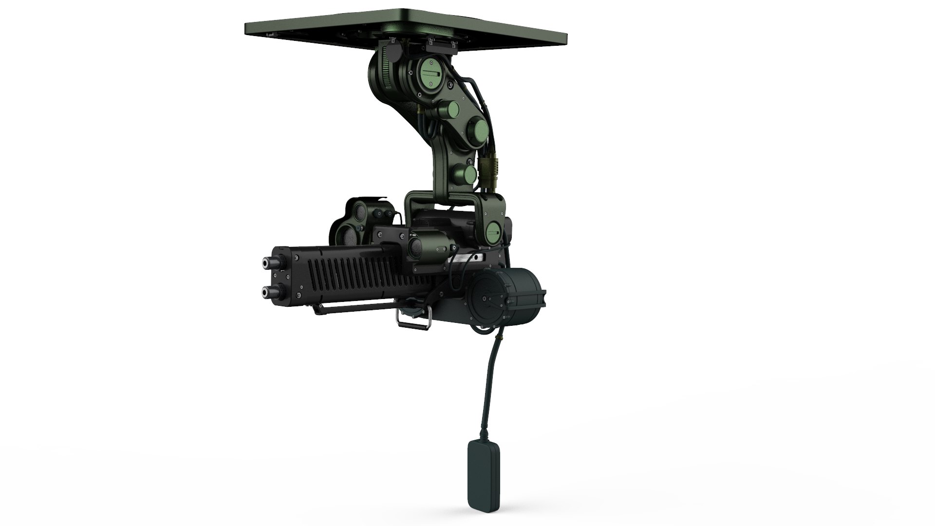 3D Model Sci-fi Security Turret - TurboSquid 1447012