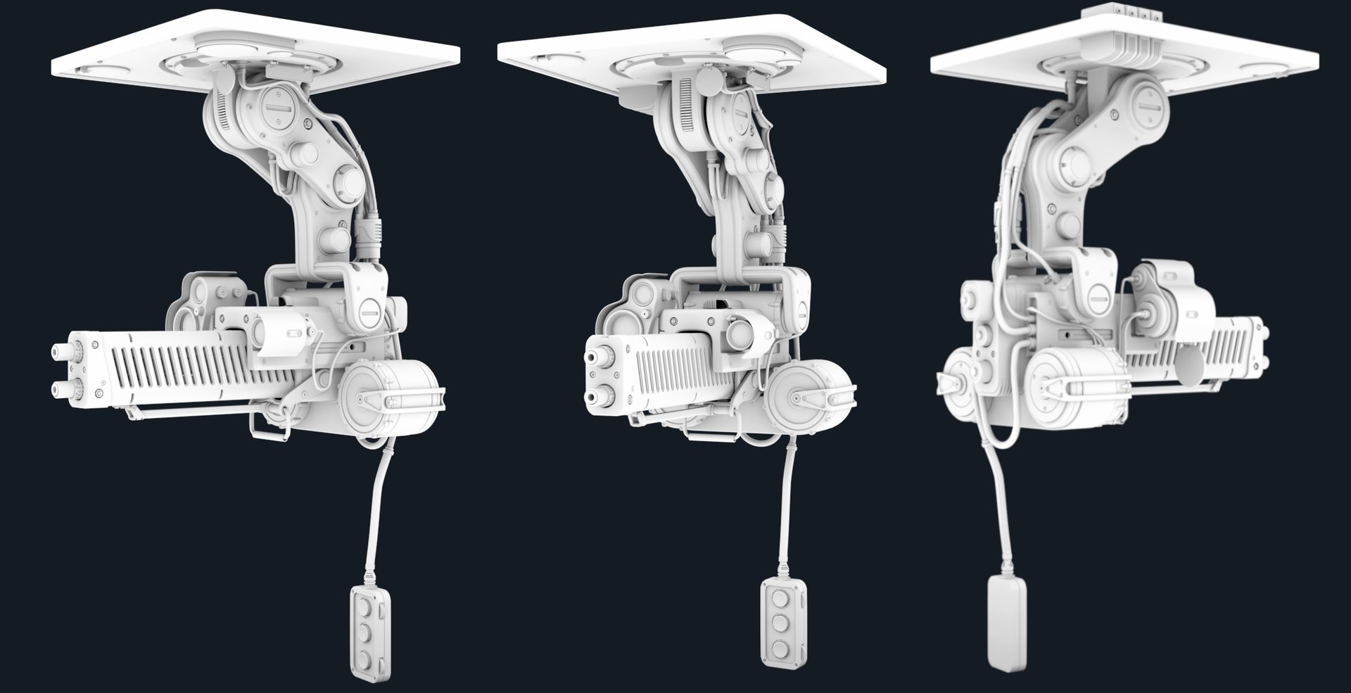 3D Model Sci-fi Security Turret - TurboSquid 1447012