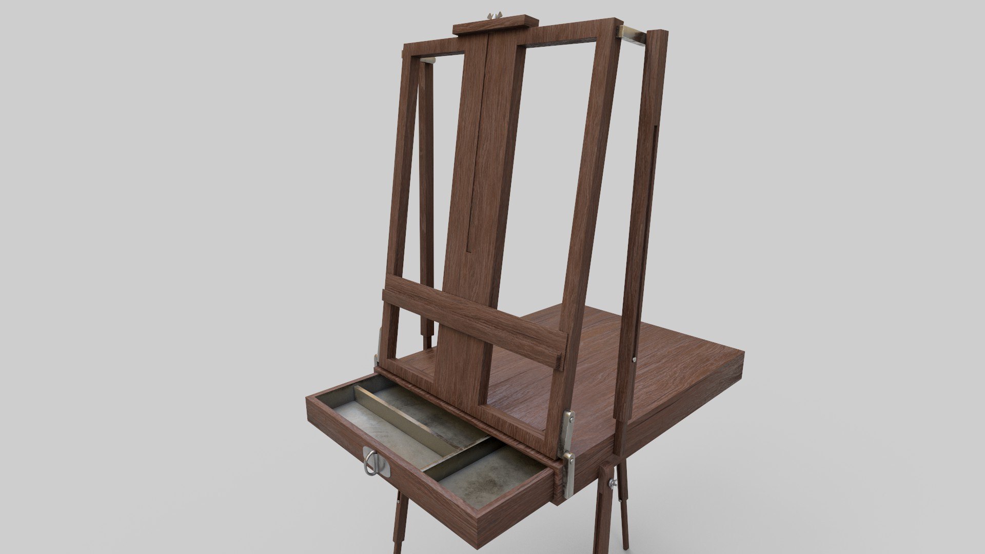 Painter Easel Model - TurboSquid 2232722