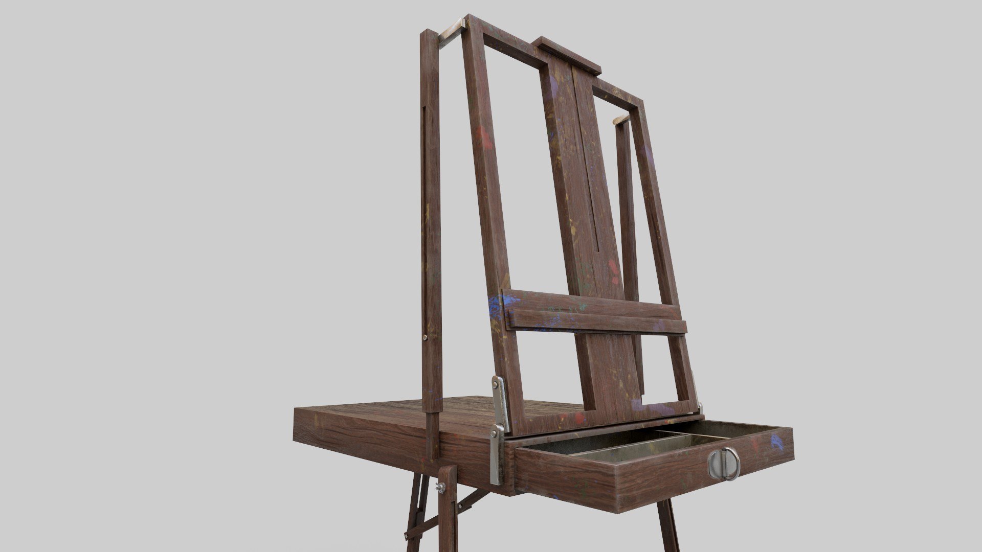 Painter Easel Model - TurboSquid 2232722