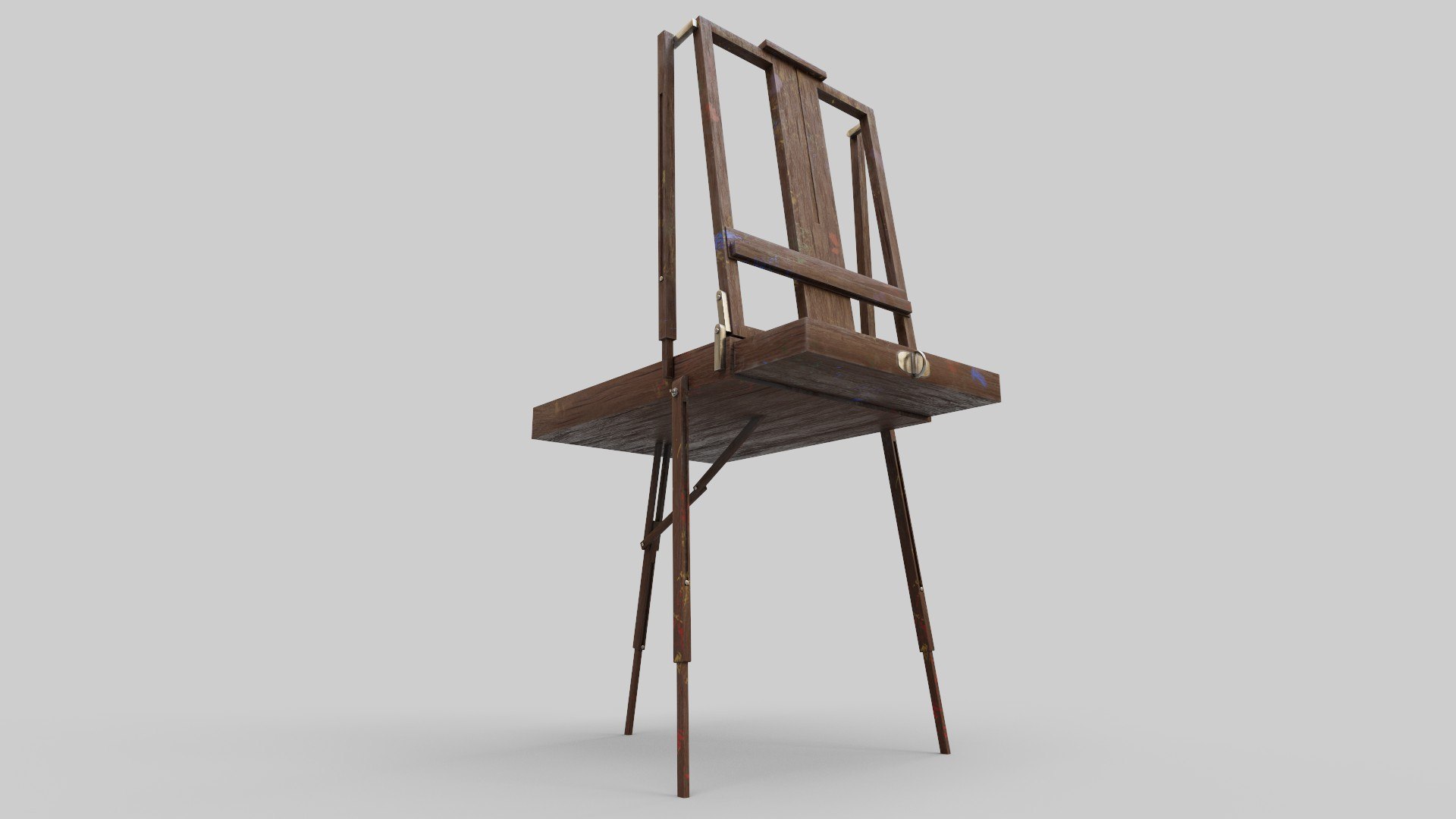 Painter Easel Model - TurboSquid 2232722