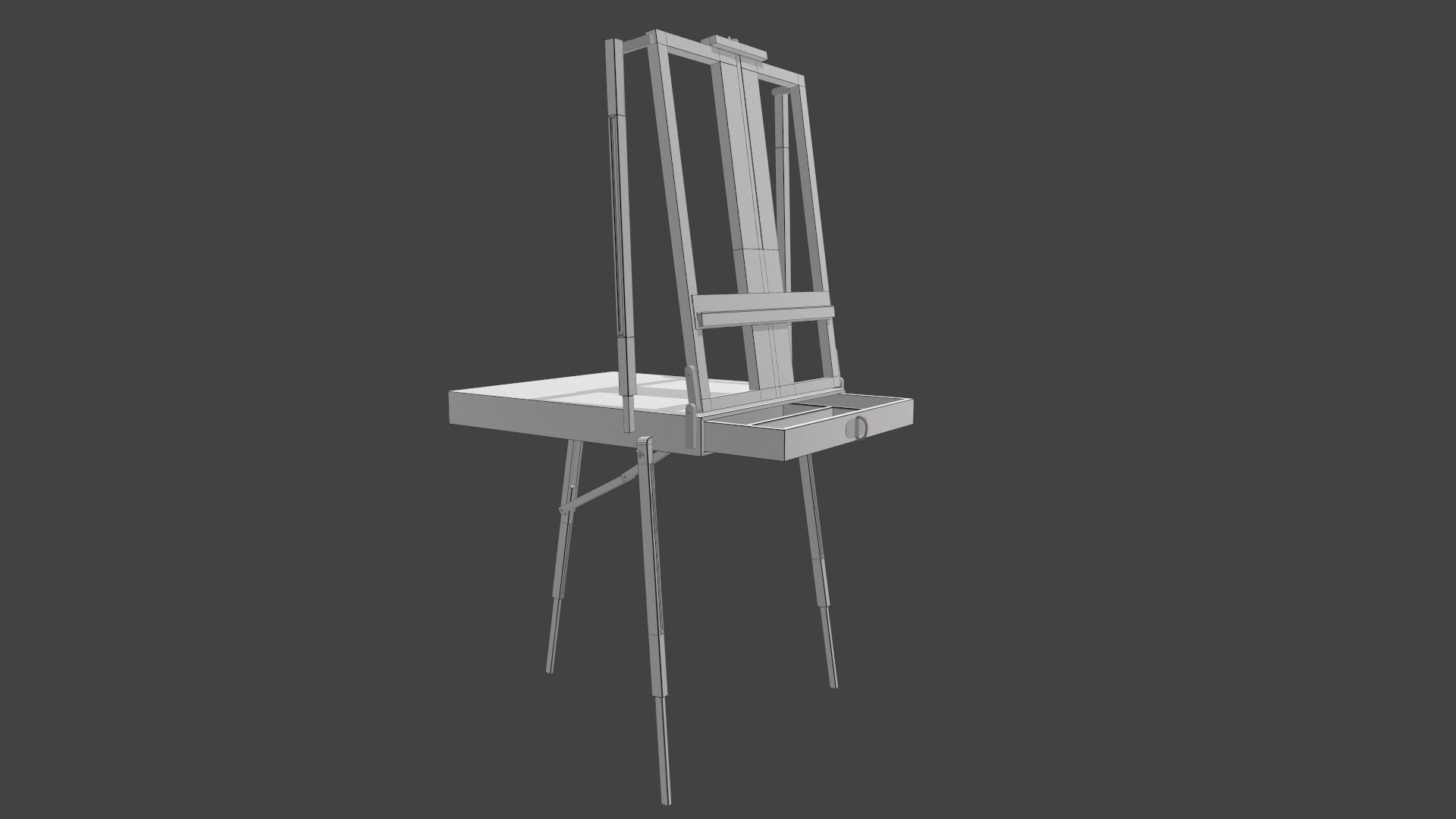 Painter Easel Model - TurboSquid 2232722