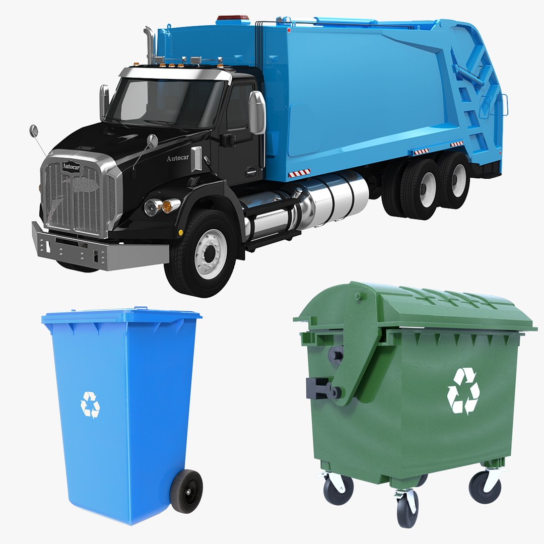 US Garbage Collection 3D model - TurboSquid 2004243