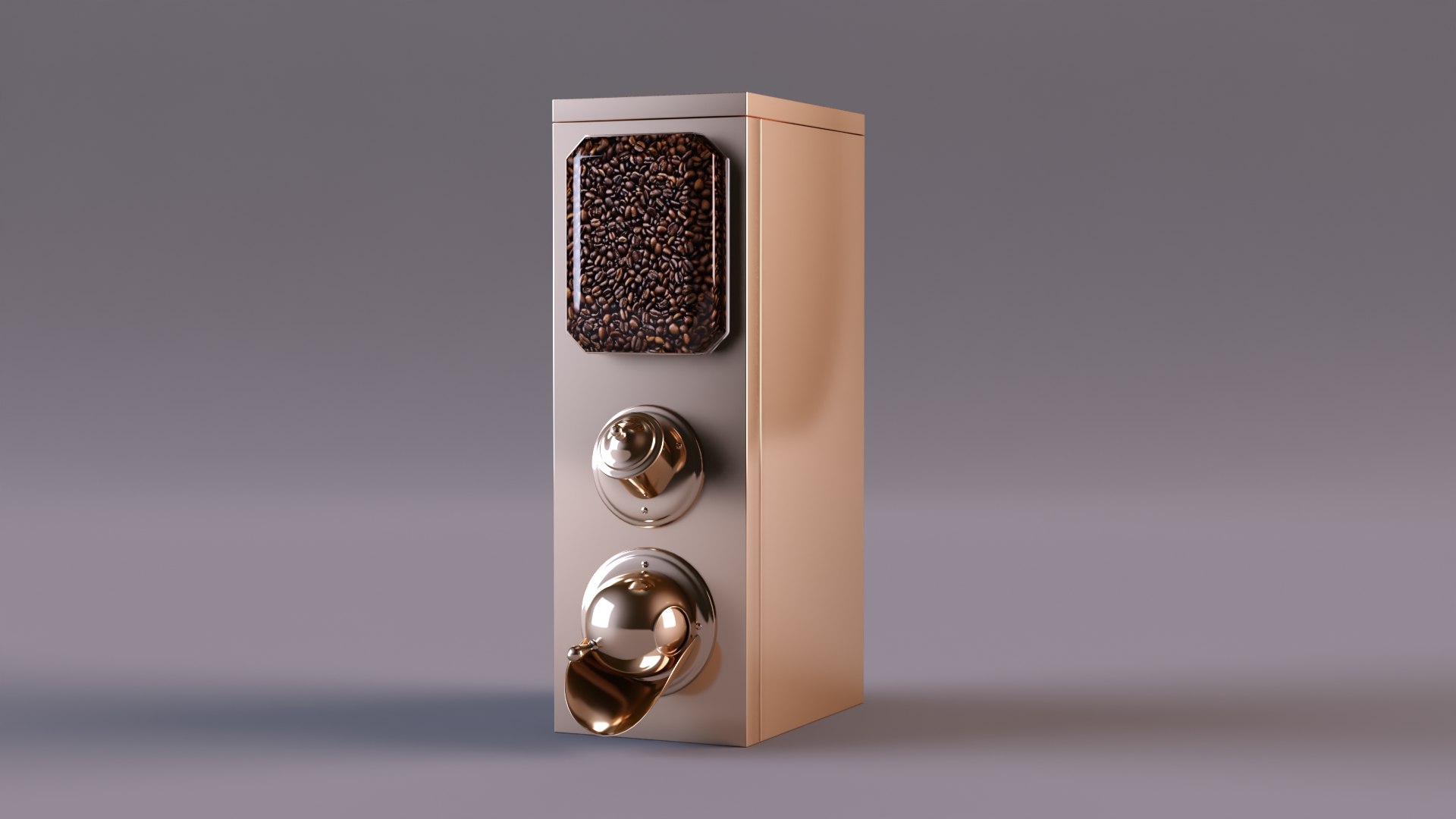 3D Coffee Bean Dispenser - TurboSquid 1566115