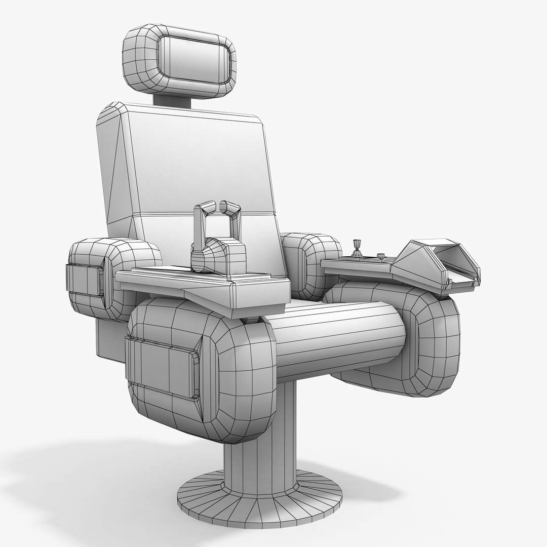 3D Command Chair - TurboSquid 1508486