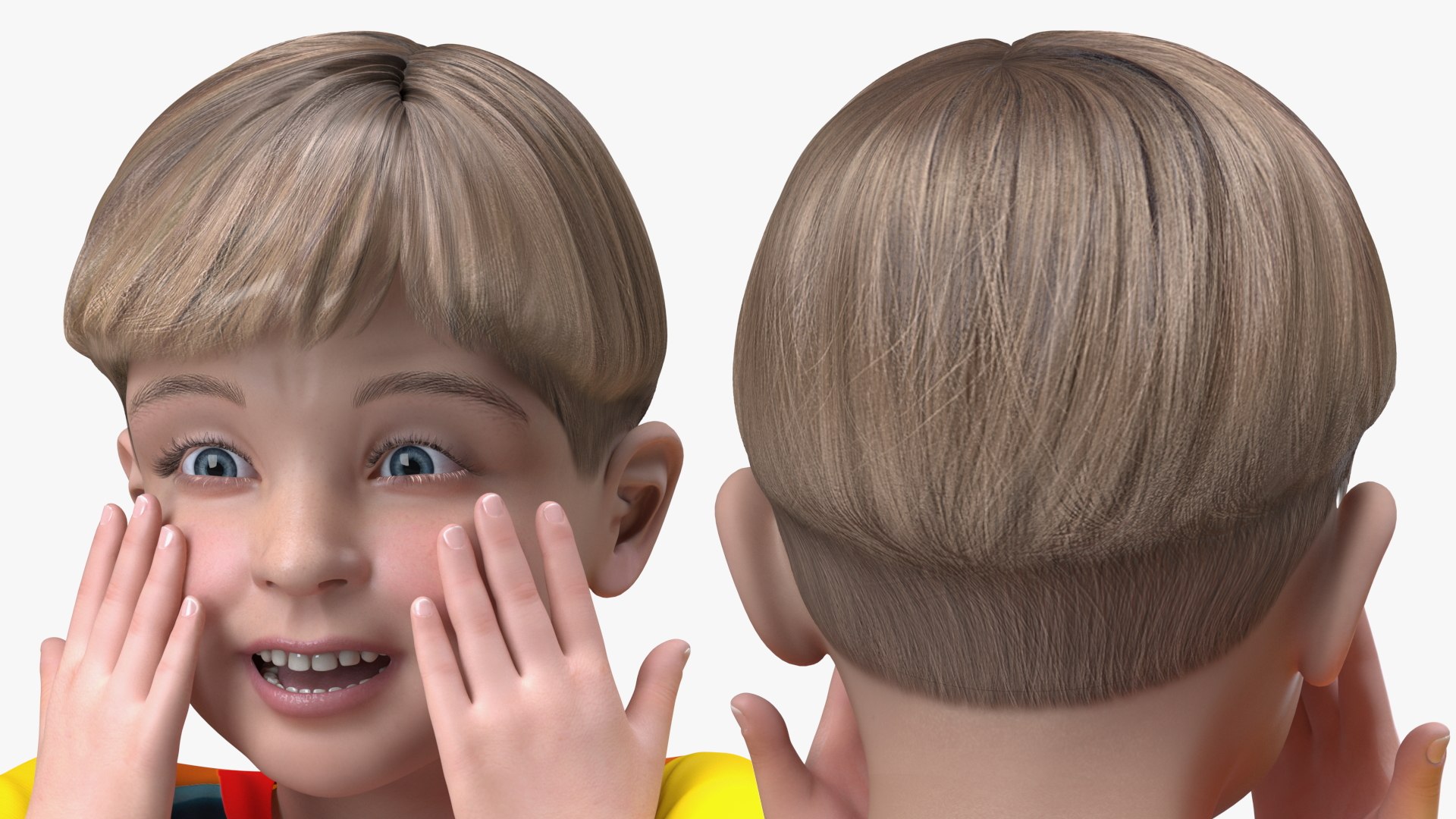3D Realistic Child Boy Rigged model - TurboSquid 1919178
