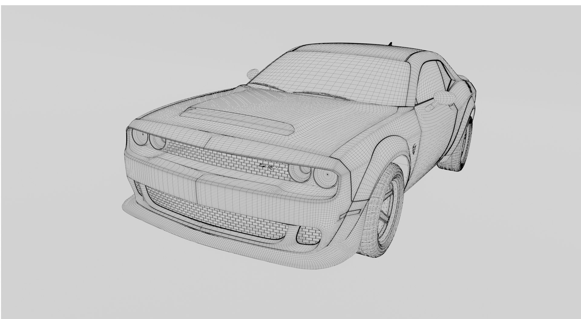 DODGE CHALLENGER SRT DEMON Model - TurboSquid 2067584