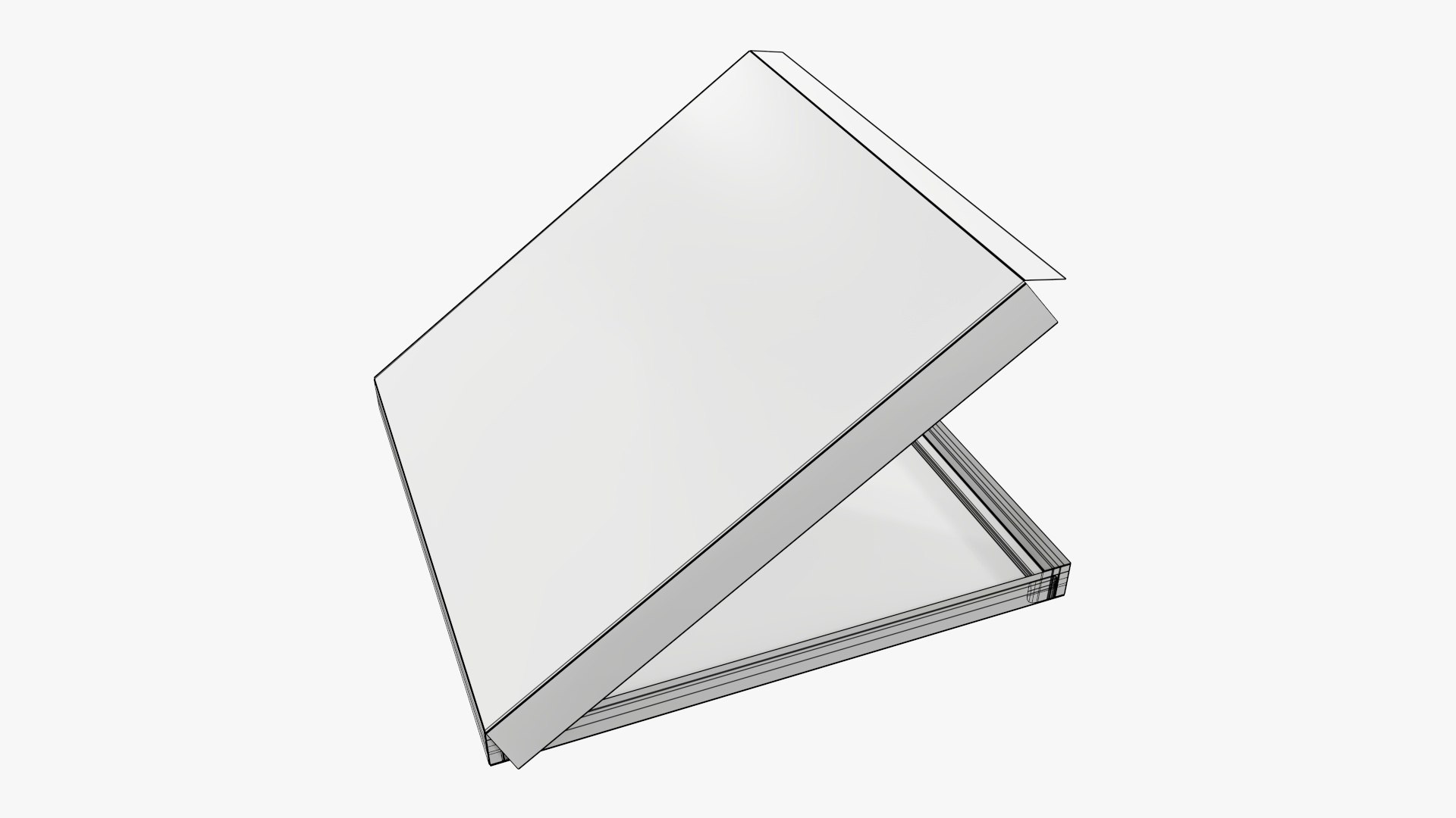 Pizza Cardboard Box 3D Model - TurboSquid 1607087