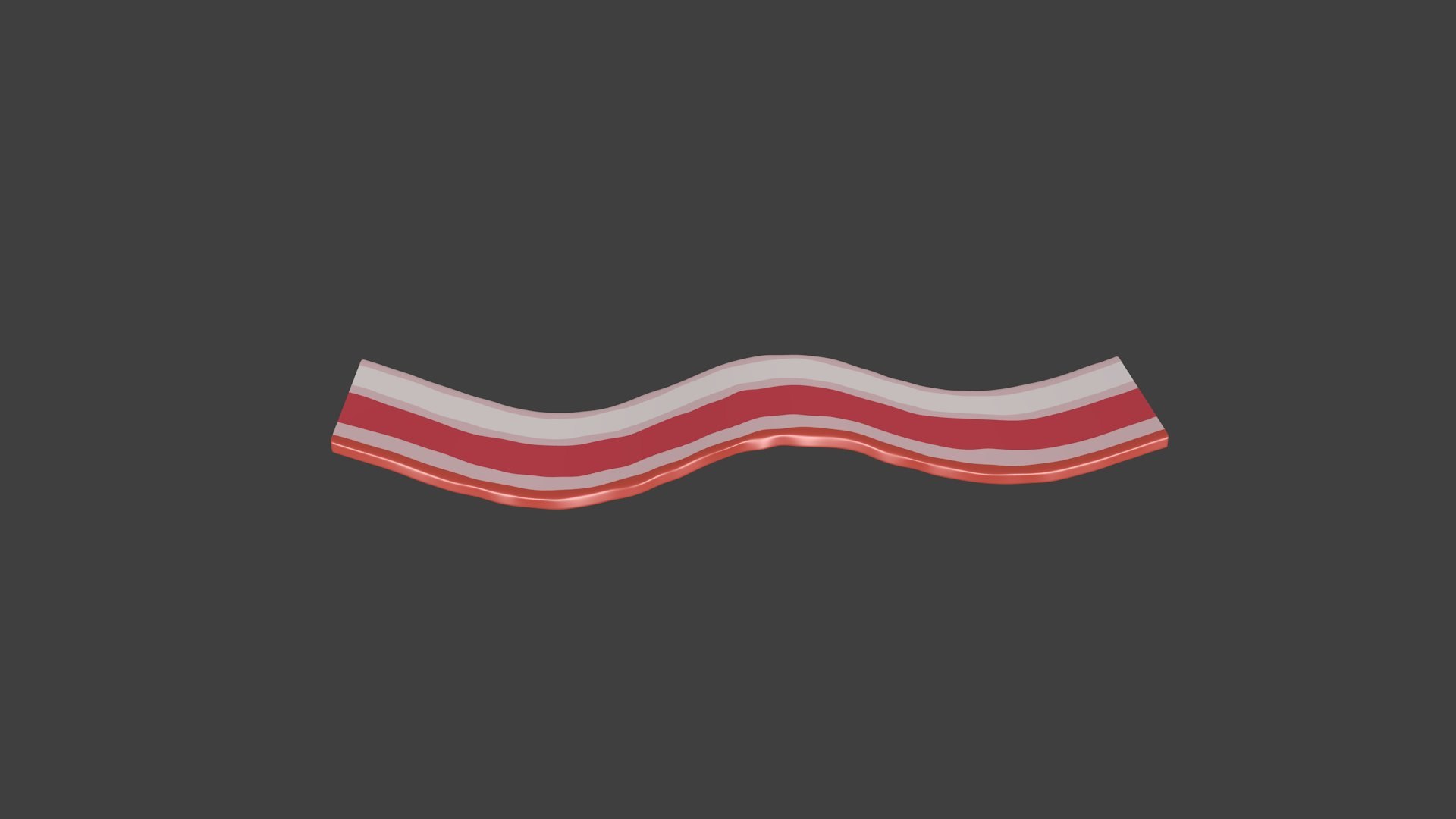 Bacon strip 3D model - TurboSquid 1561231