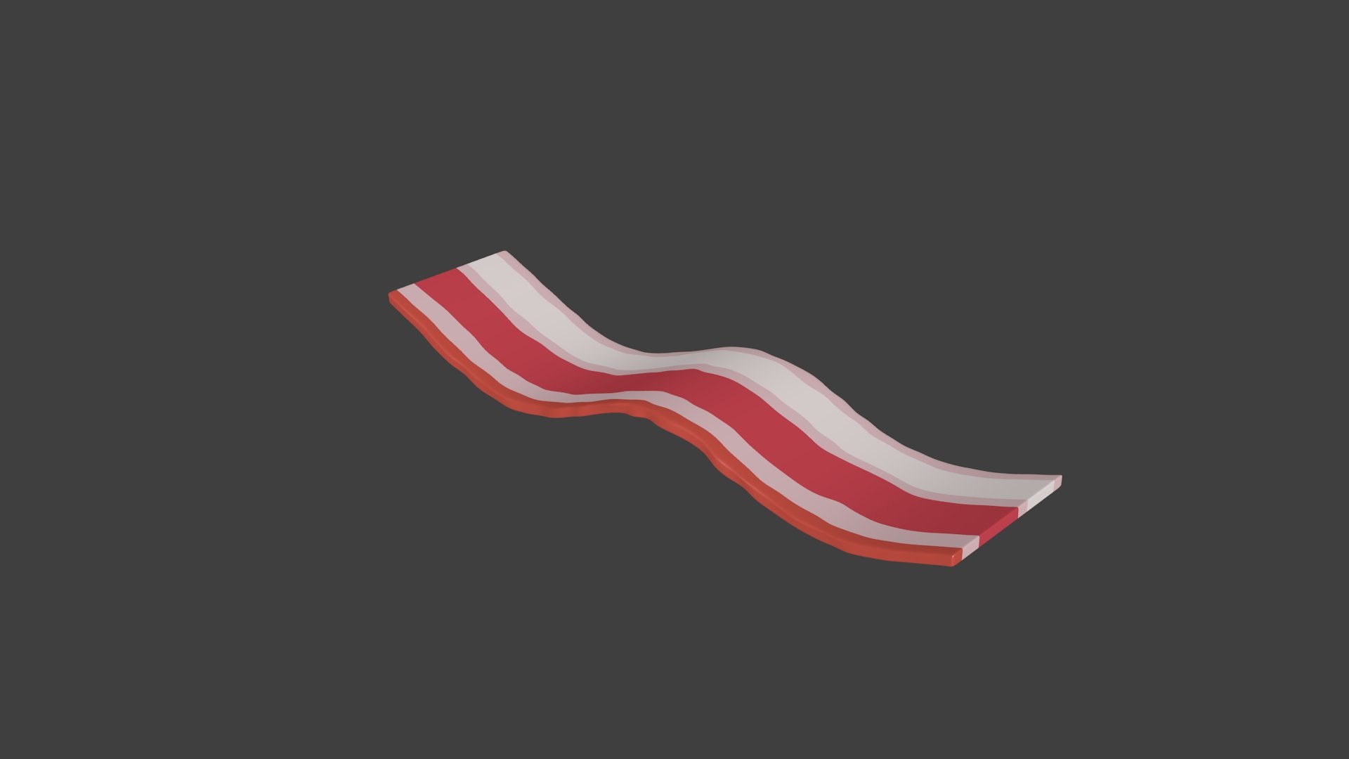 Bacon strip 3D model - TurboSquid 1561231