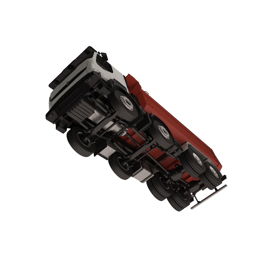 3D Dump Truck Kerax 8x4 450 DXi - TurboSquid 2064474