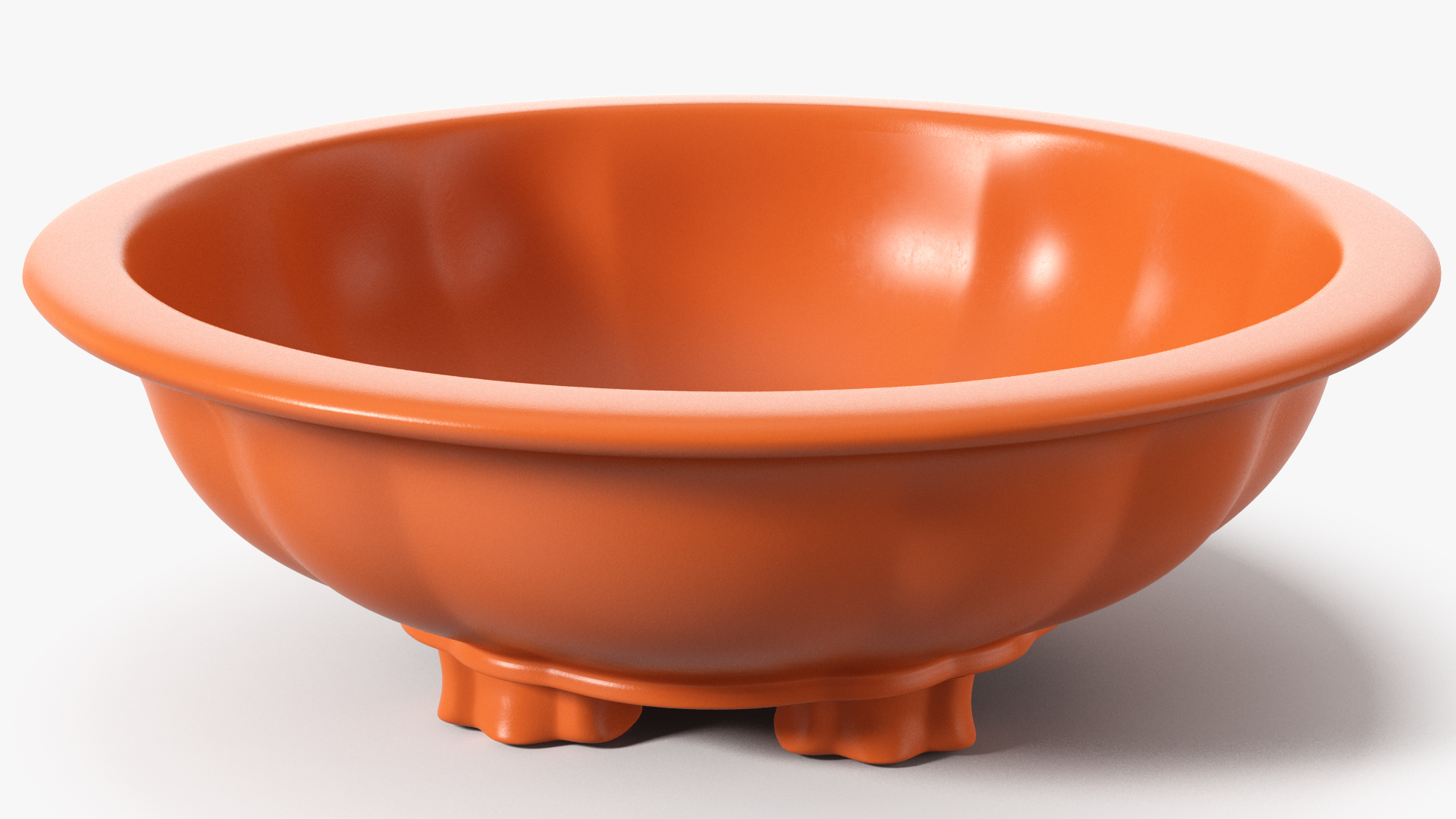 3D Wide Shallow Flower Pot - TurboSquid 1599232