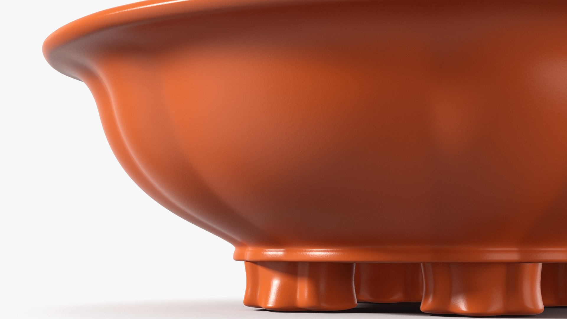 3D Wide Shallow Flower Pot - TurboSquid 1599232