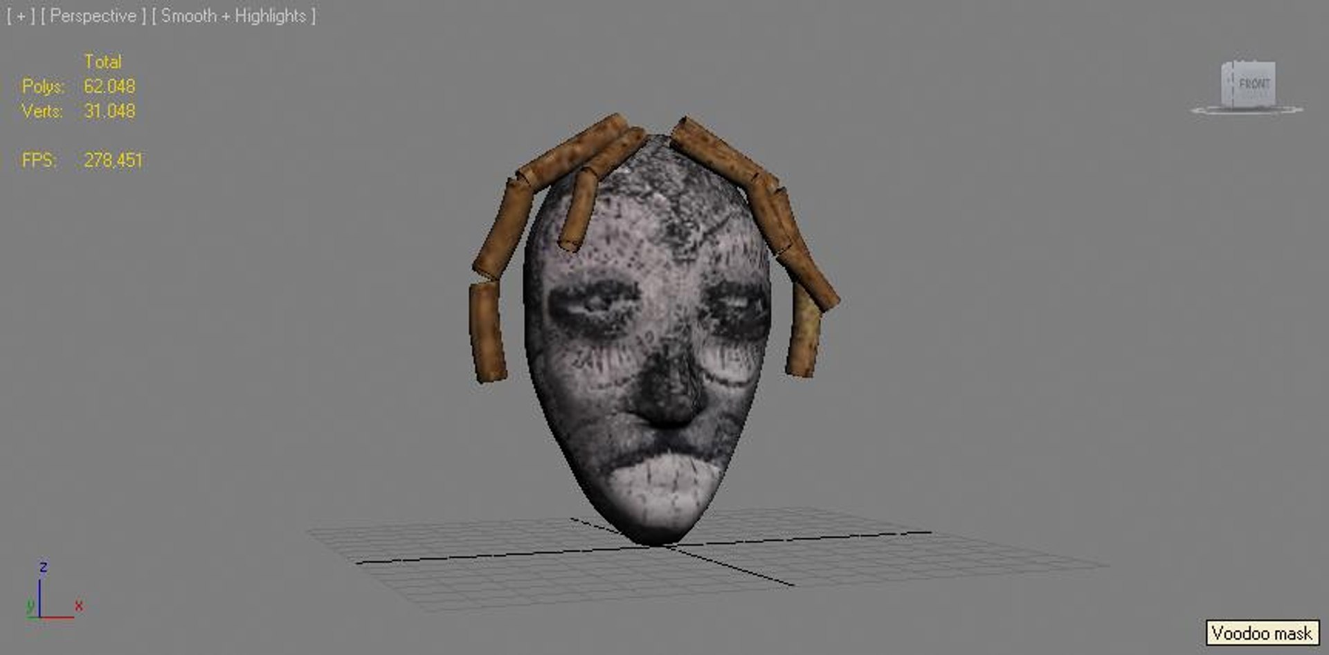 Voodoo Mask 3D Model - TurboSquid 2206821