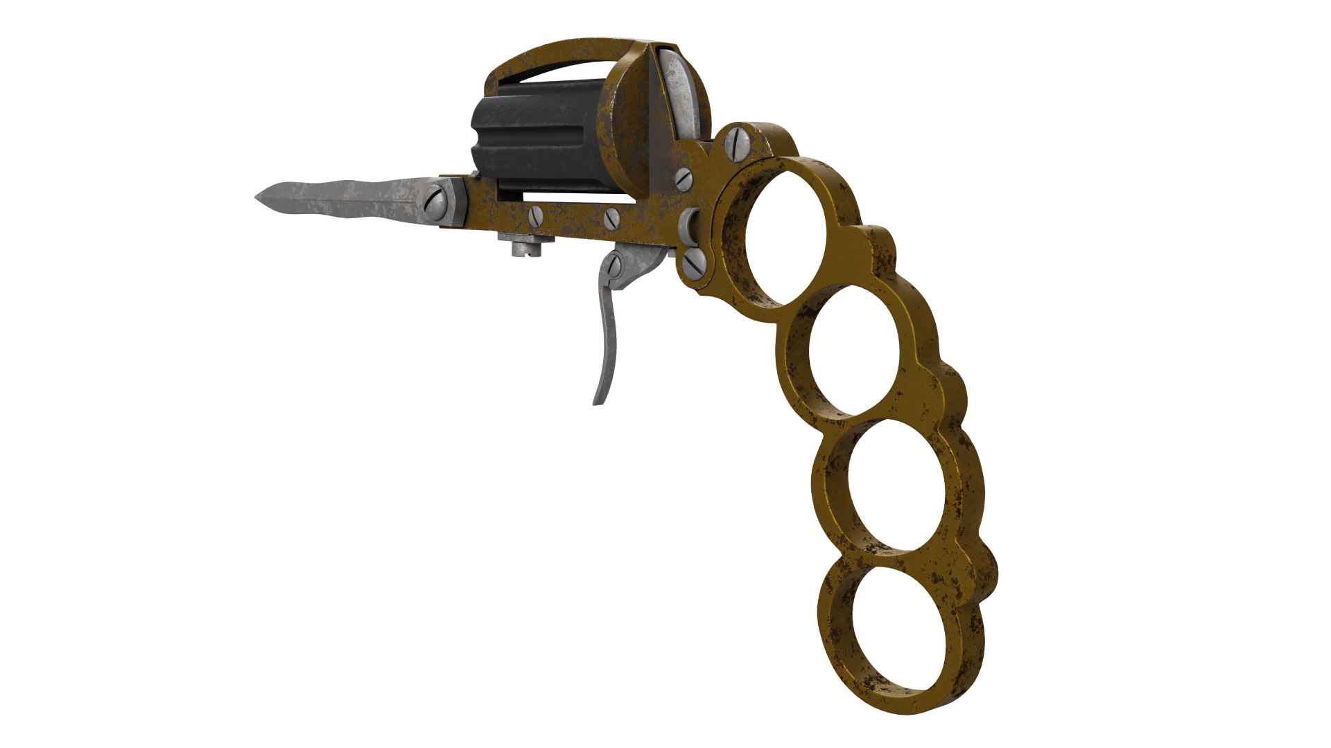 Apache Revolver 3D Model - TurboSquid 2191133