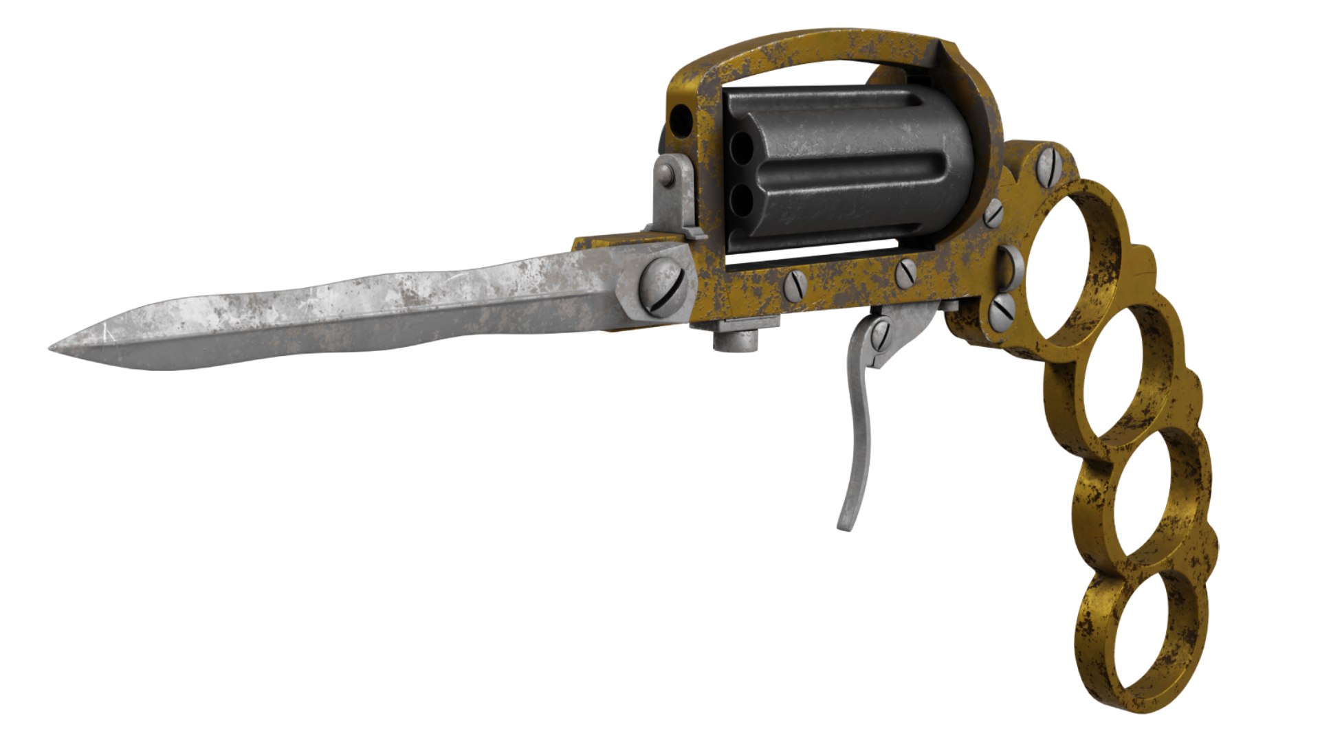 Apache Revolver 3D Model - TurboSquid 2191133