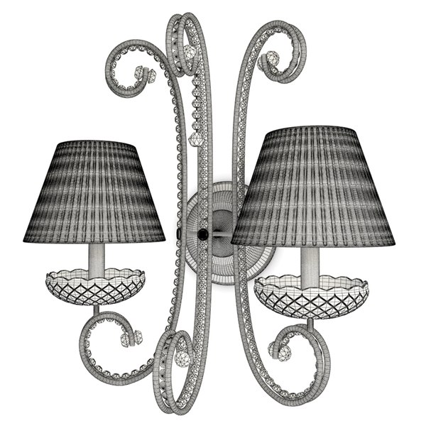 Set lamps crystal lighting 3D model - TurboSquid 1441364