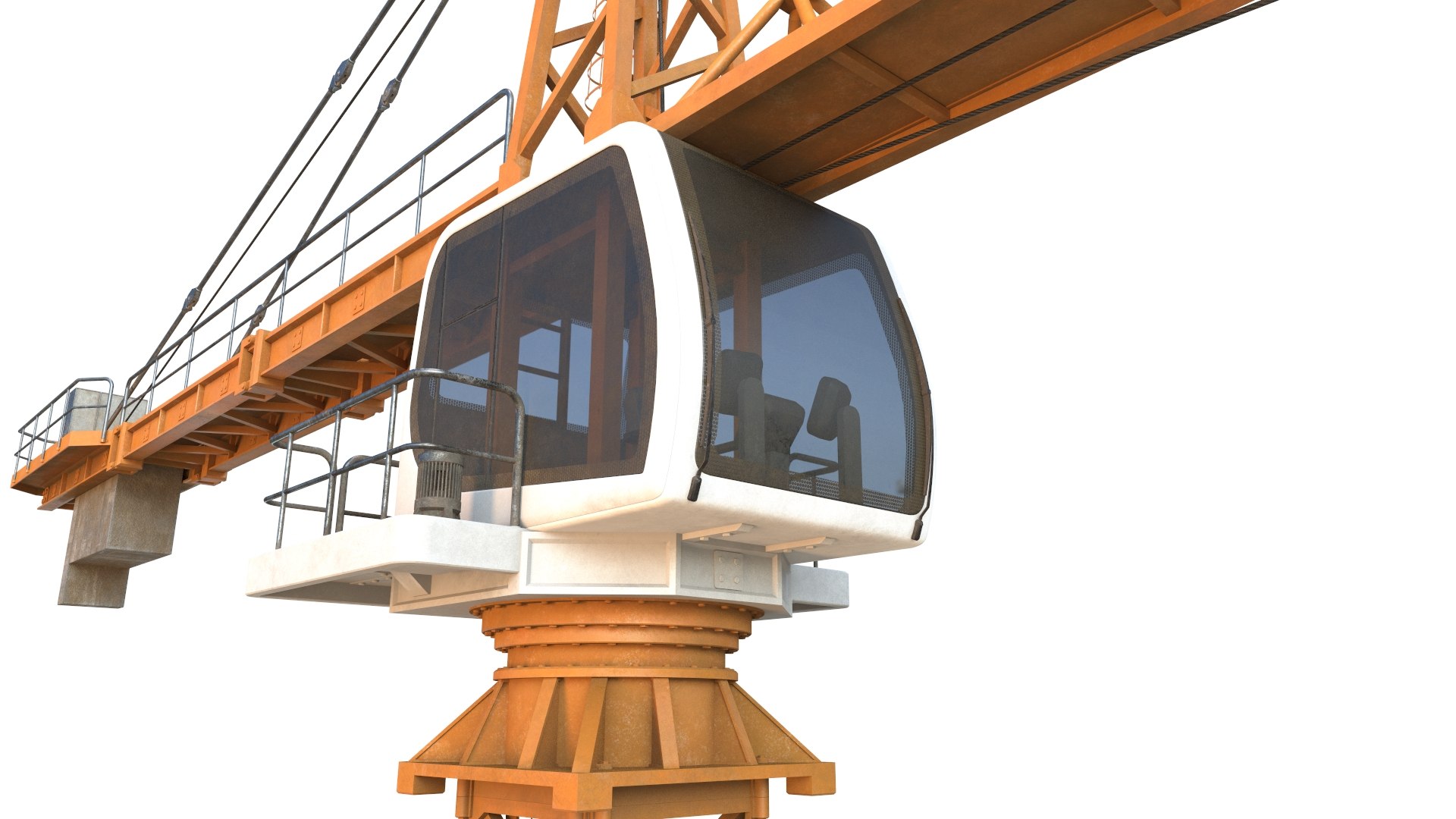 Tower Crane - High-Quality 3D Model 3D Model - TurboSquid 2400922