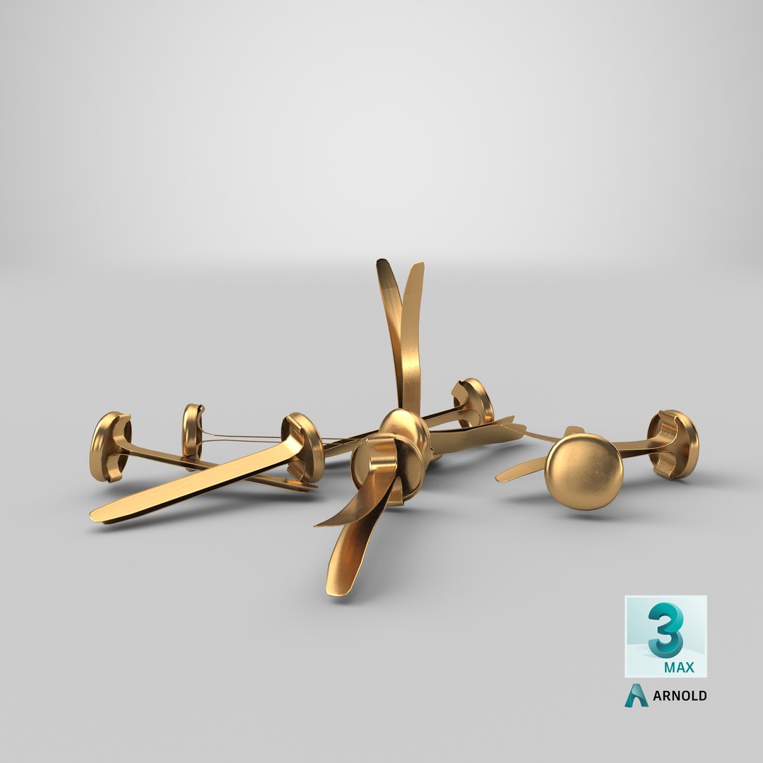 Split Pins Model - TurboSquid 1461570