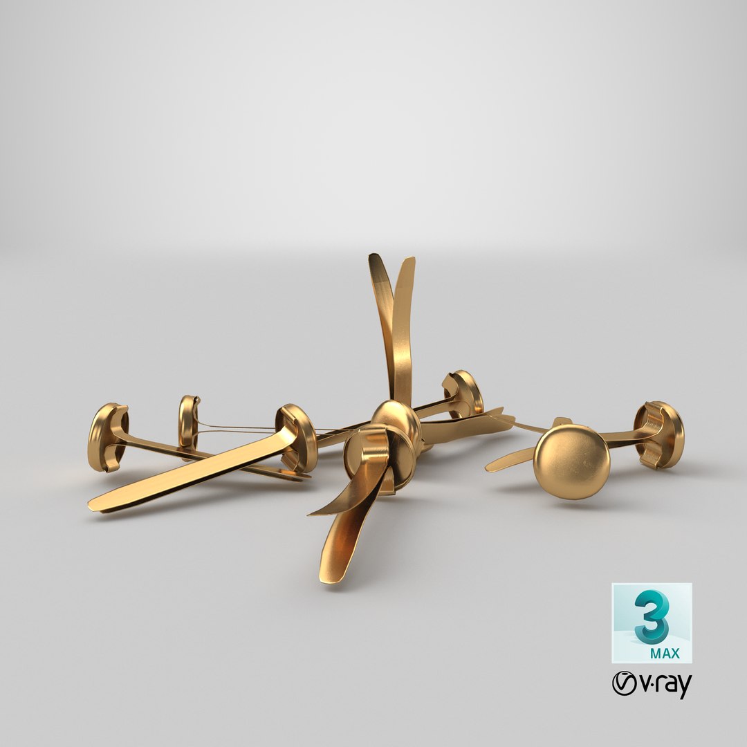 Split Pins Model - TurboSquid 1461570