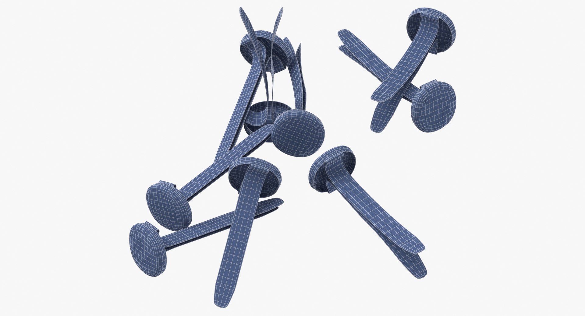 Split Pins Model - TurboSquid 1461570