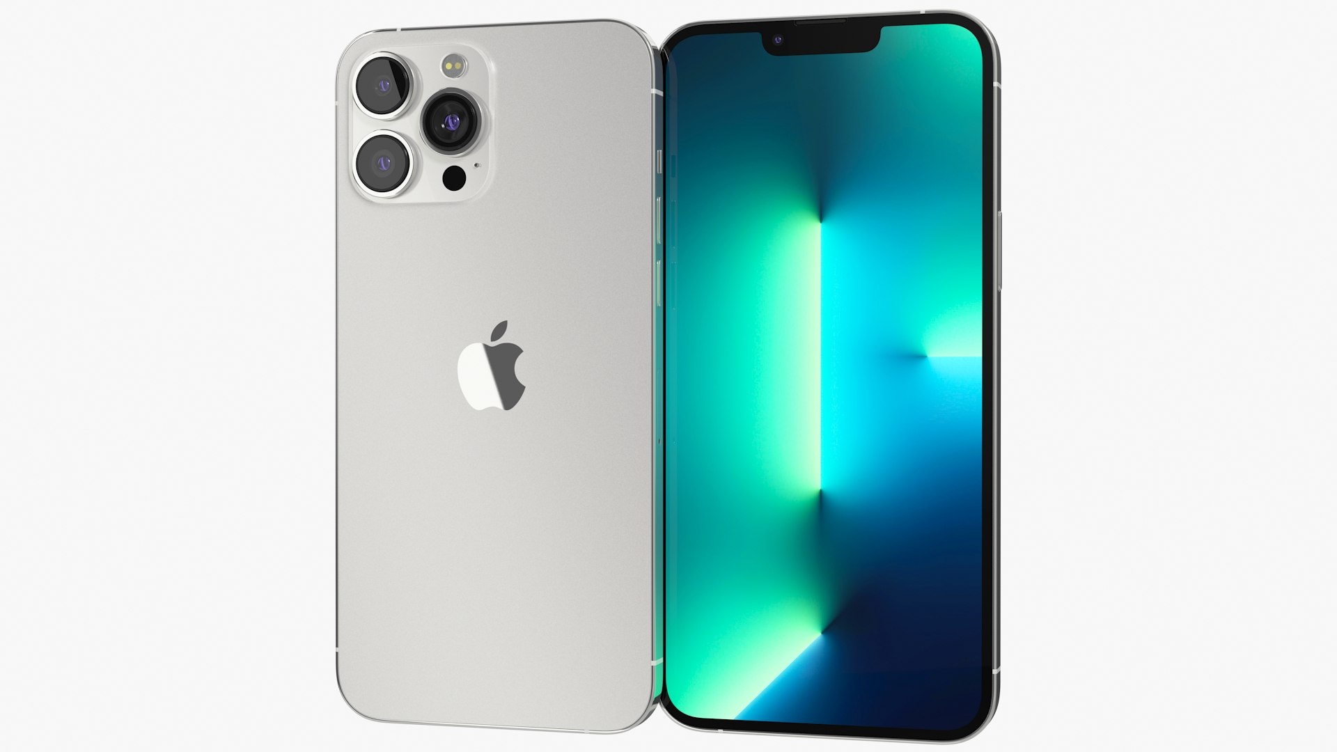 modelo 3d Apple iPhone 13 Pro Max Plata - TurboSquid 1788597