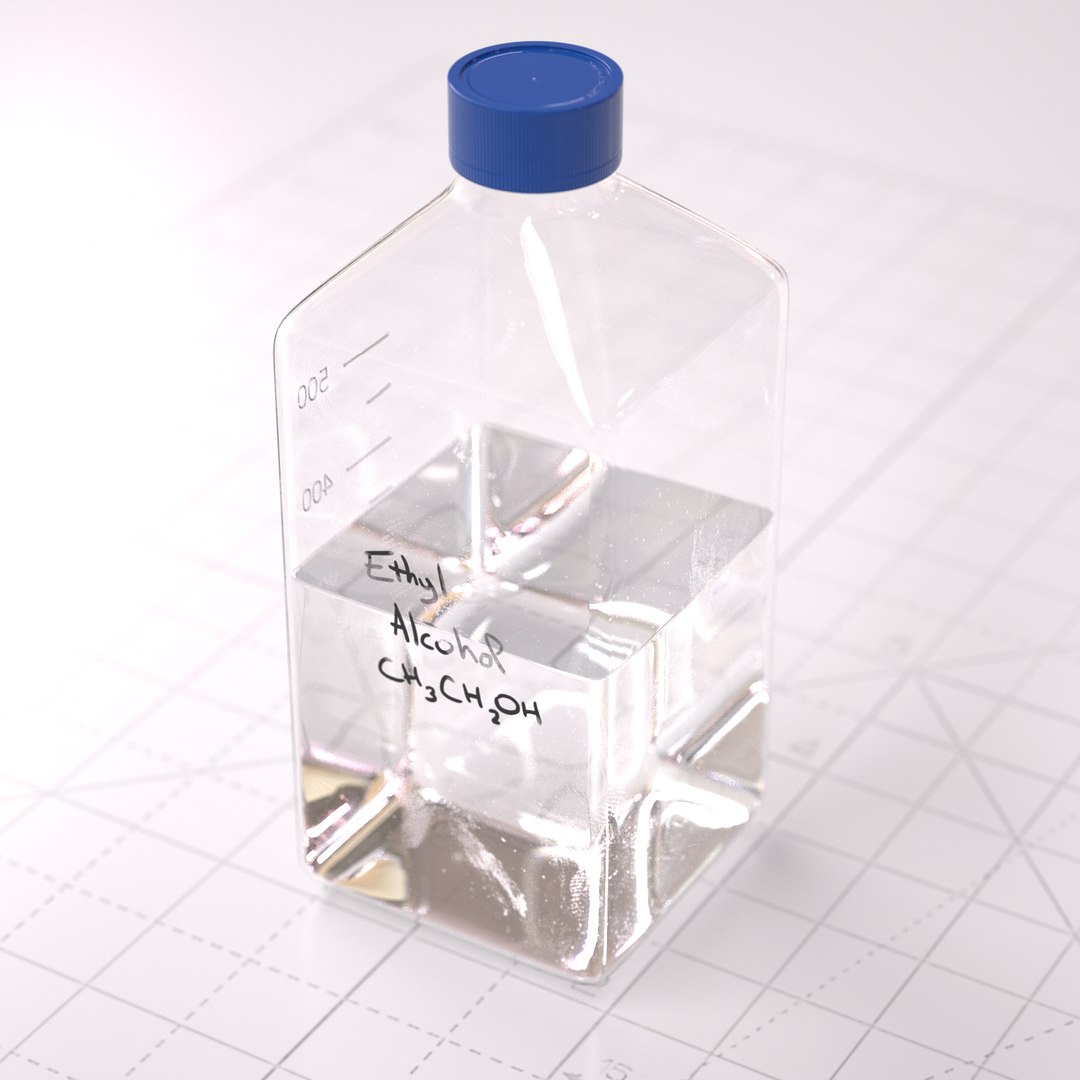 3D Glass Bottle Laboratory Model - TurboSquid 1346421