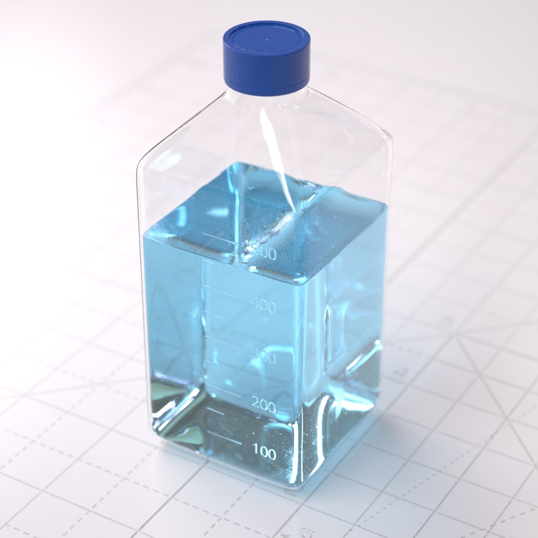3D Glass Bottle Laboratory Model - TurboSquid 1346421