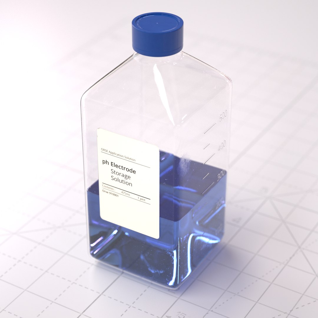 3D Glass Bottle Laboratory Model - TurboSquid 1346421