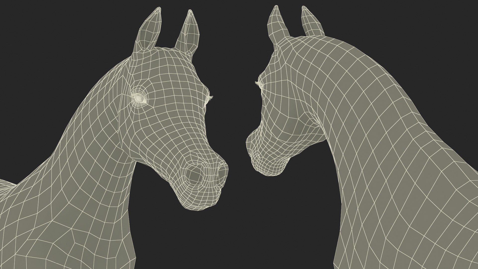 Galloping Arabian Horse Gray Dappled Fur 3D - TurboSquid 2180064