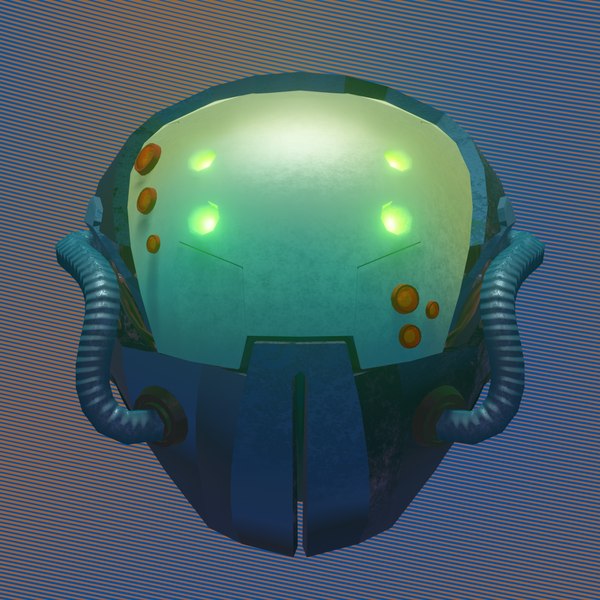 3D sci fi pilot helmet - TurboSquid 1493923