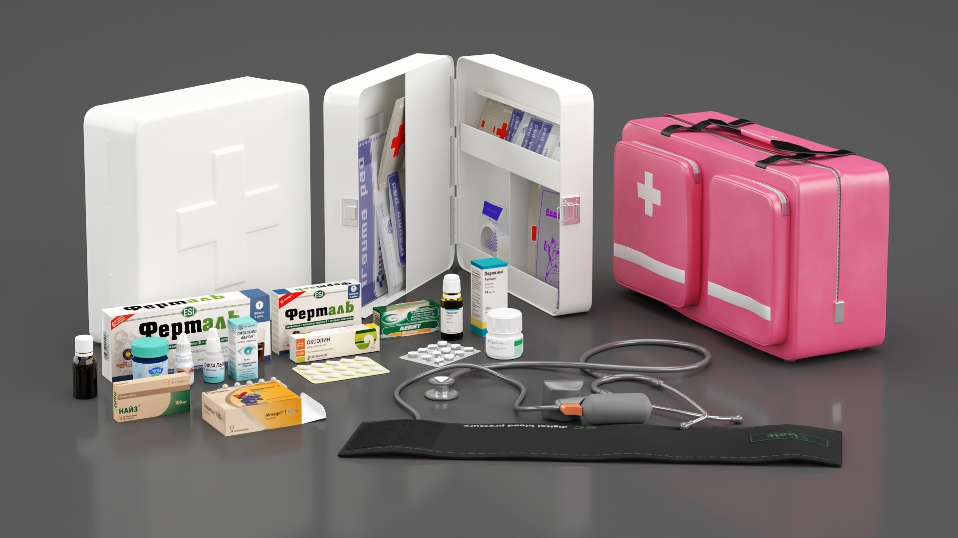 First Aid Kit 3D Model - TurboSquid 2401160