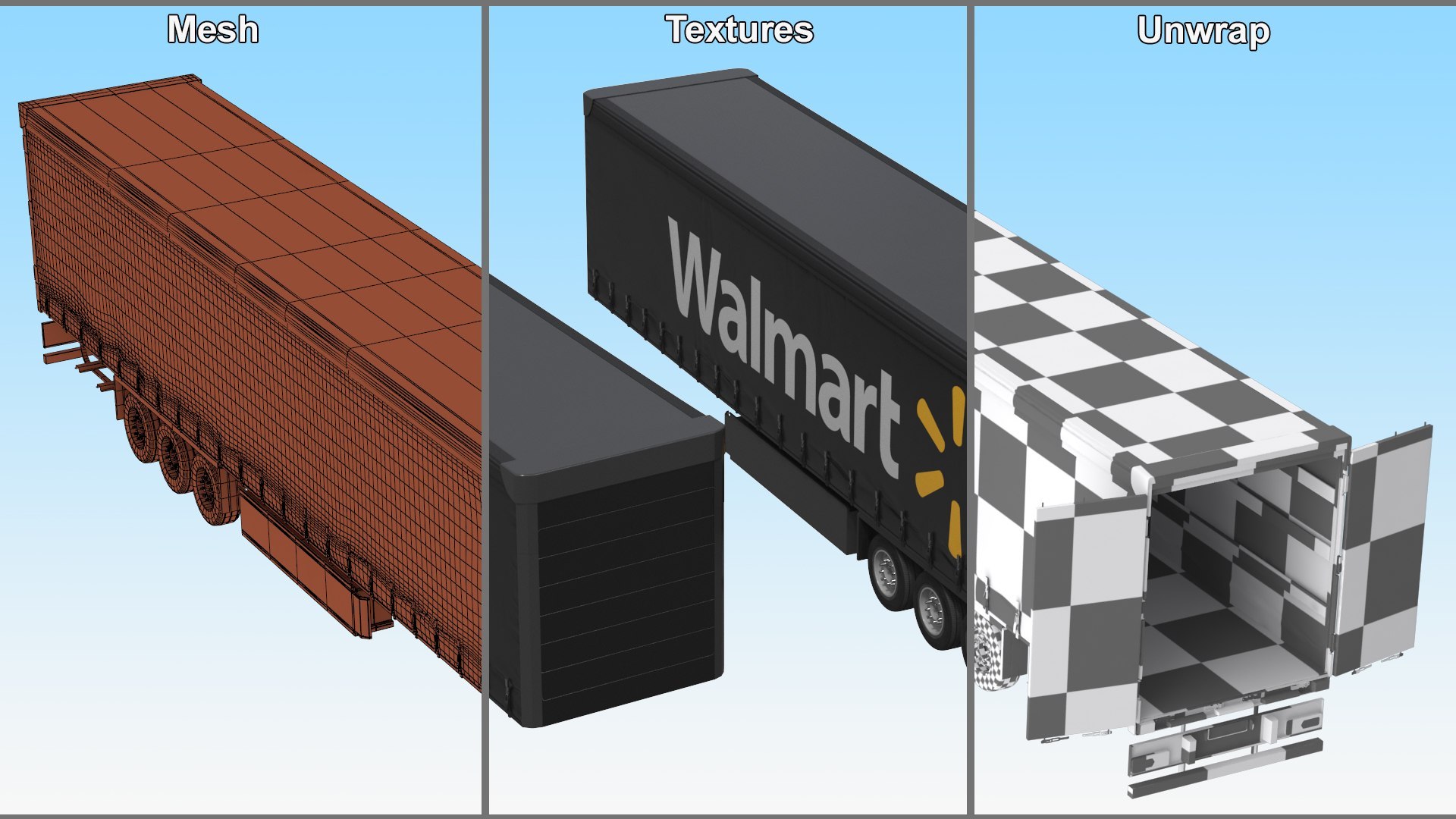 3D Transporter Trucks Collection 3 Model - TurboSquid 2428574