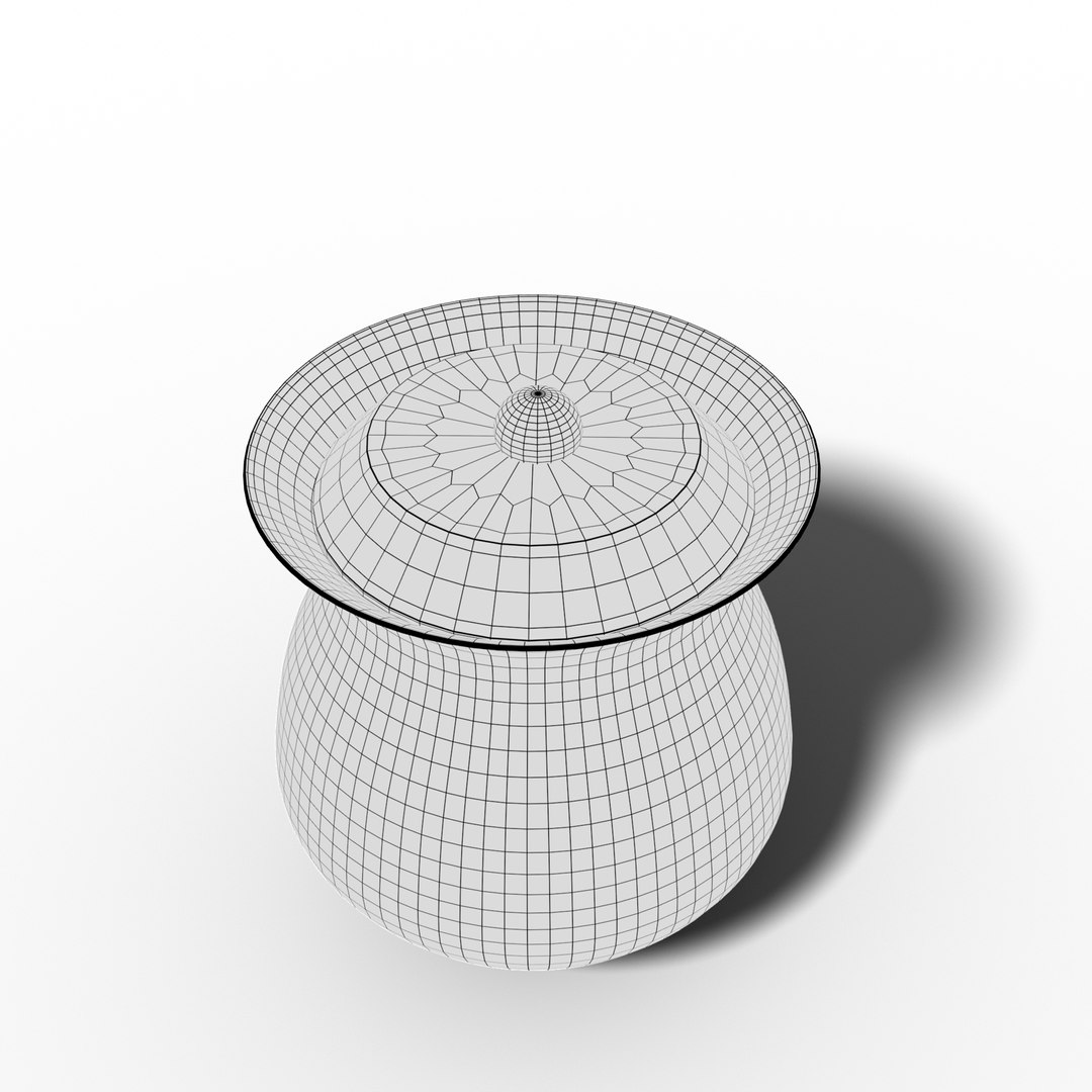 Earthen Pot With Lid 3D - TurboSquid 2081723