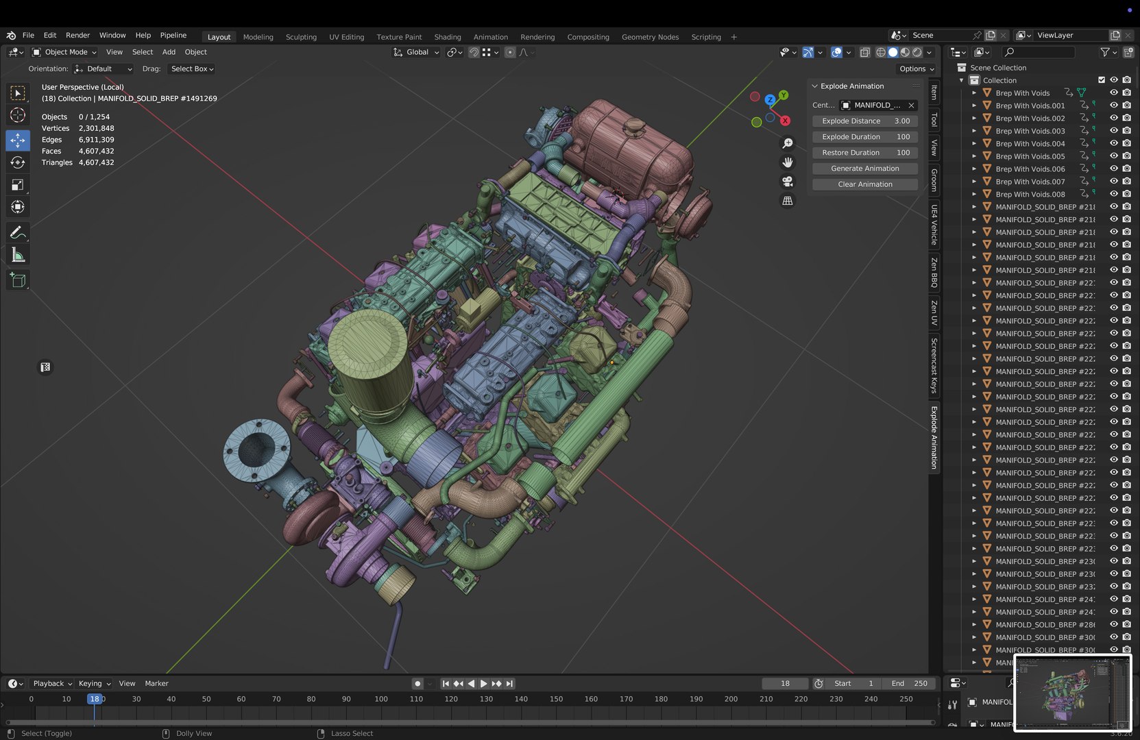 3D Ship Engine Parts - TurboSquid 2418756