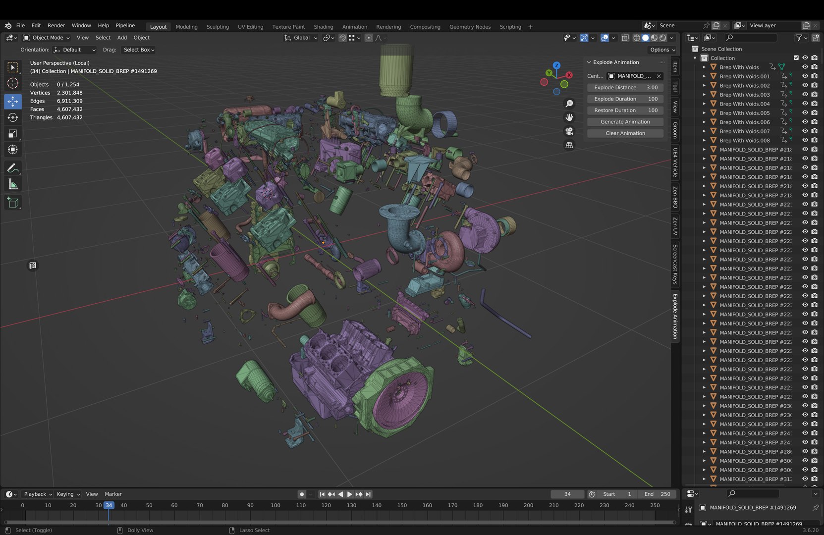 3D Ship Engine Parts - TurboSquid 2418756