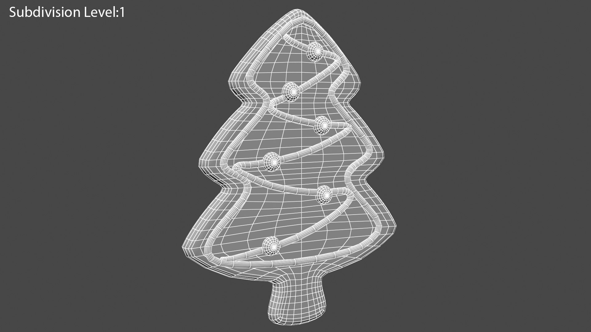 3D model gingerbread tree christmas cookie - TurboSquid 1653779