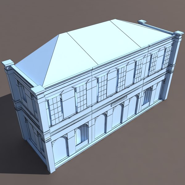 3d 3ds gallery museum modelled