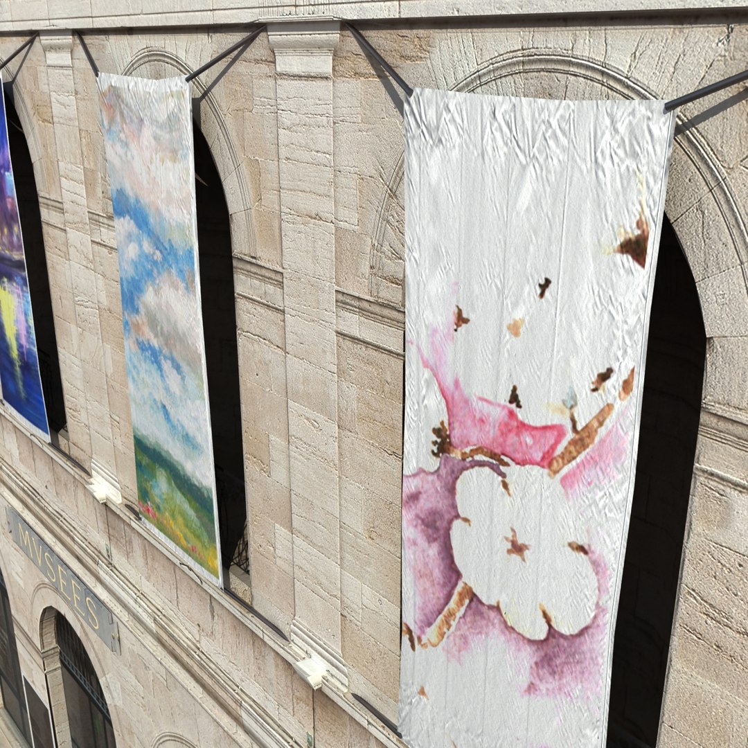 3d 3ds Gallery Museum Modelled