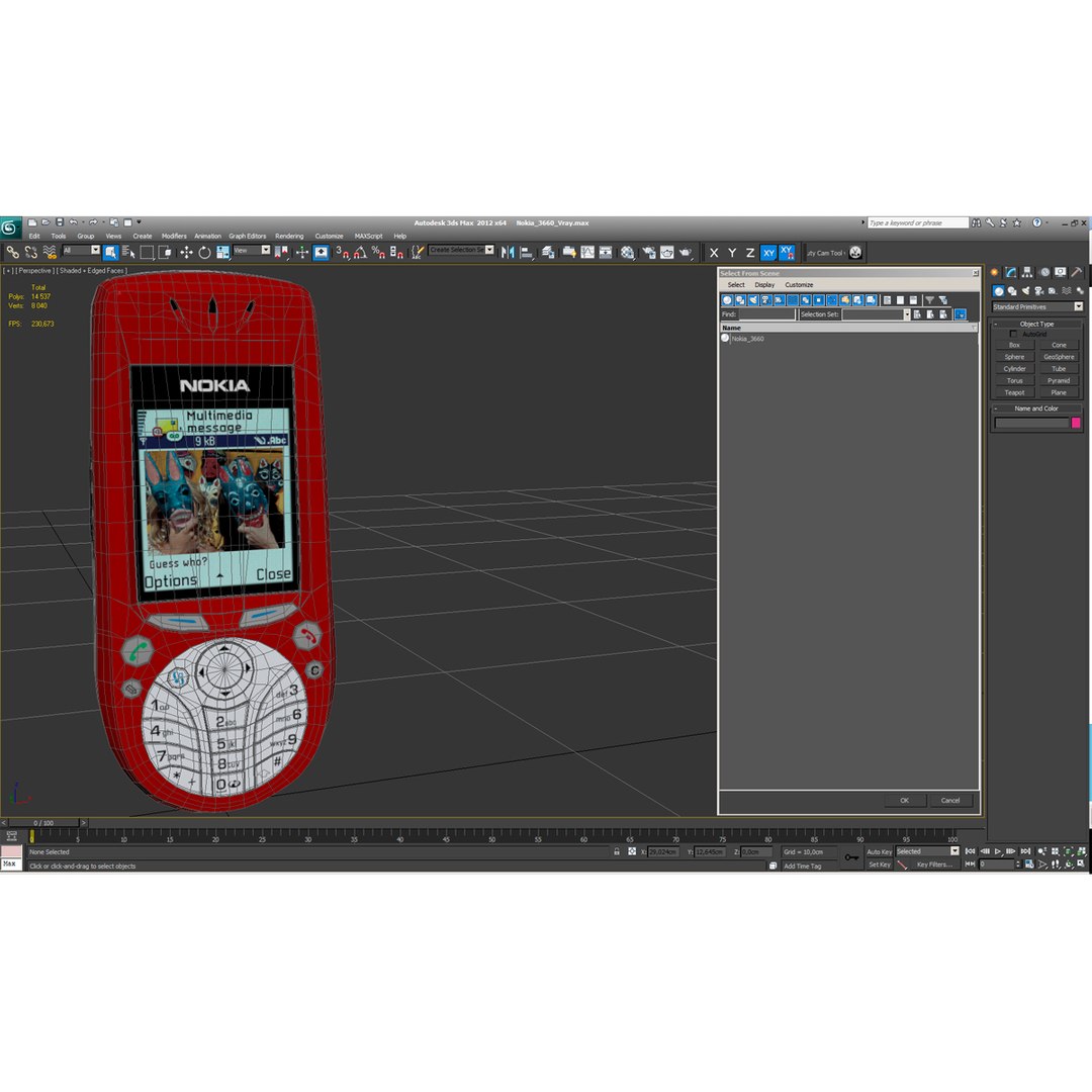 Nokia 3660 3d Model
